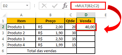 Como Multiplicar Células, Linhas e Colunas no Excel | Engenheira do Excel