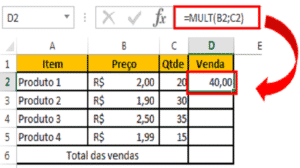 Como Multiplicar Células, Linhas e Colunas no Excel | Engenheira do Excel