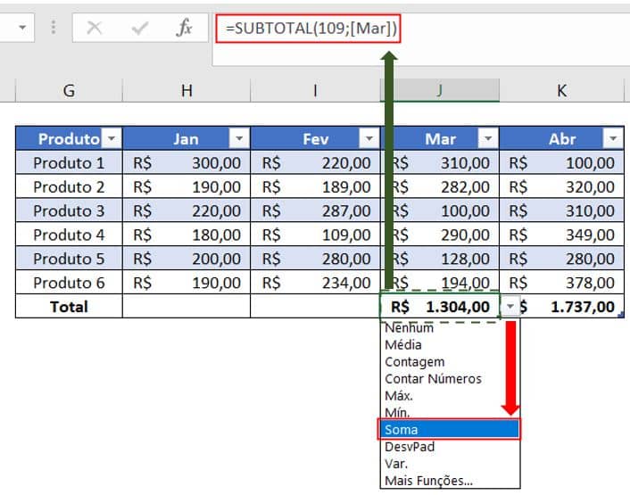 Como Fazer e Usar uma Tabela no Excel